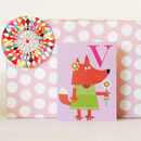 Mini V For Vixen Card By Kali Stileman Publishing | notonthehighstreet.com