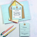 Surprise Pack Your Bags Gift Card By Paper And Inc | notonthehighstreet.com