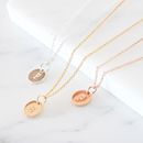 initial necklace by crystal and stone | notonthehighstreet.com