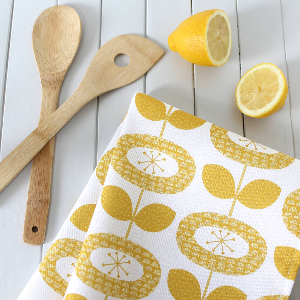 Bloom Flower Tea Towel Choice Of Four Colours By Louise Brainwood Notonthehighstreet bloom-flower-tea-towel-choice-of-four-colours-by-louise-brainwood-notonthehighstreet