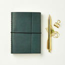Personalised Vegan Leather Embossed Notebook By Martha Brook ...