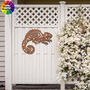 Rusty Metal Chameleon Decor Metal Lizard Wall Art By Duke Craft ...