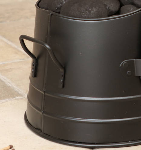 personalised black coal bucket with shovel by dibor ...