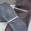 Personalised Sterling Silver Tie Clip By Hurleyburley Man ...