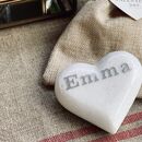 Personalised Marble Heart Hug By Marbletree | notonthehighstreet.com
