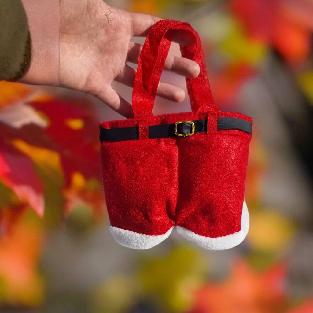 Christmas Hanging Santa Stocking By Unique's Co.