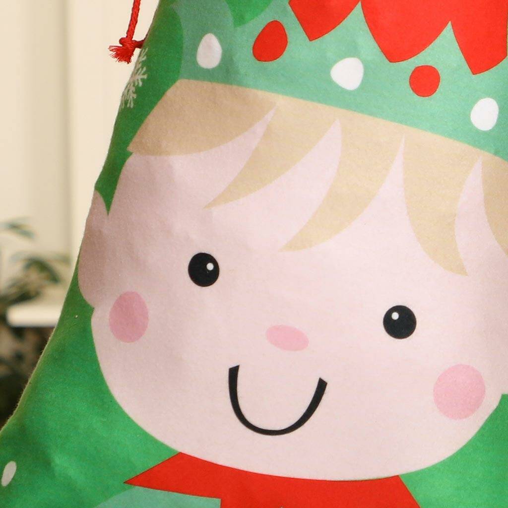 Personalised Christmas Characters Present Sack By Dibor ...