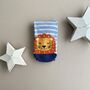 Boys Bamboo Lions Socks In Light Blue 4-6 Years By Nest ...