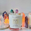 Citrine Crystal Intention Candle By Two Libras | notonthehighstreet.com
