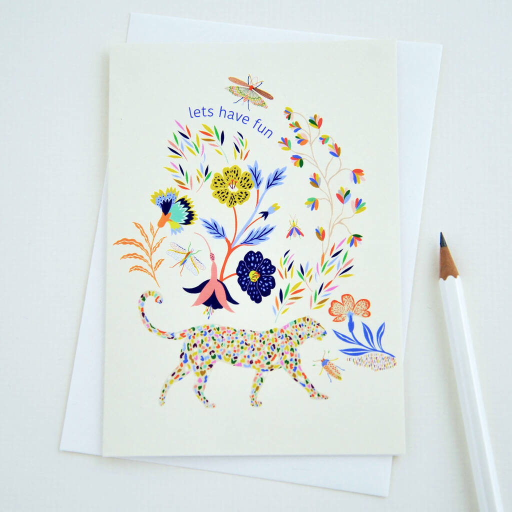 Let's Have Fun Greetings Card By Elvira van Vredenburgh Designs ...