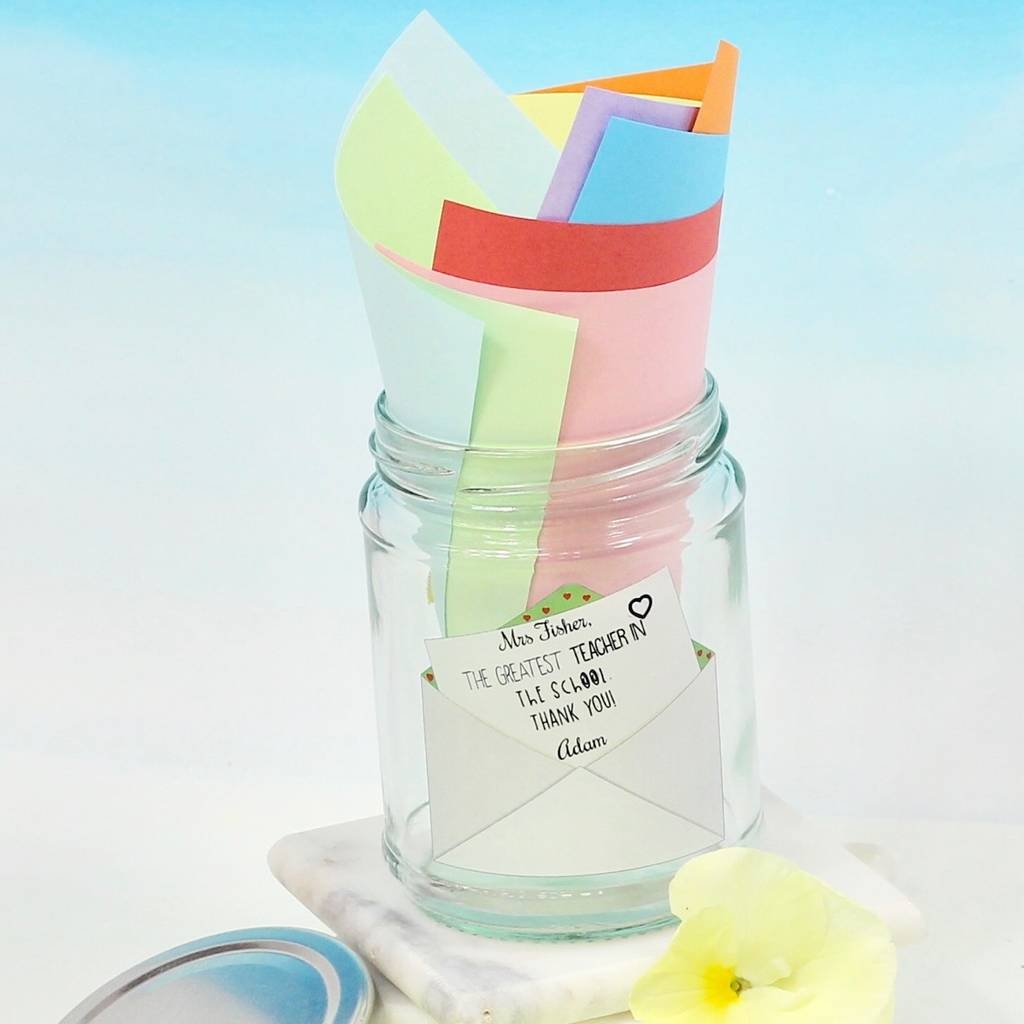 personalised message jar by beecycle | notonthehighstreet.com