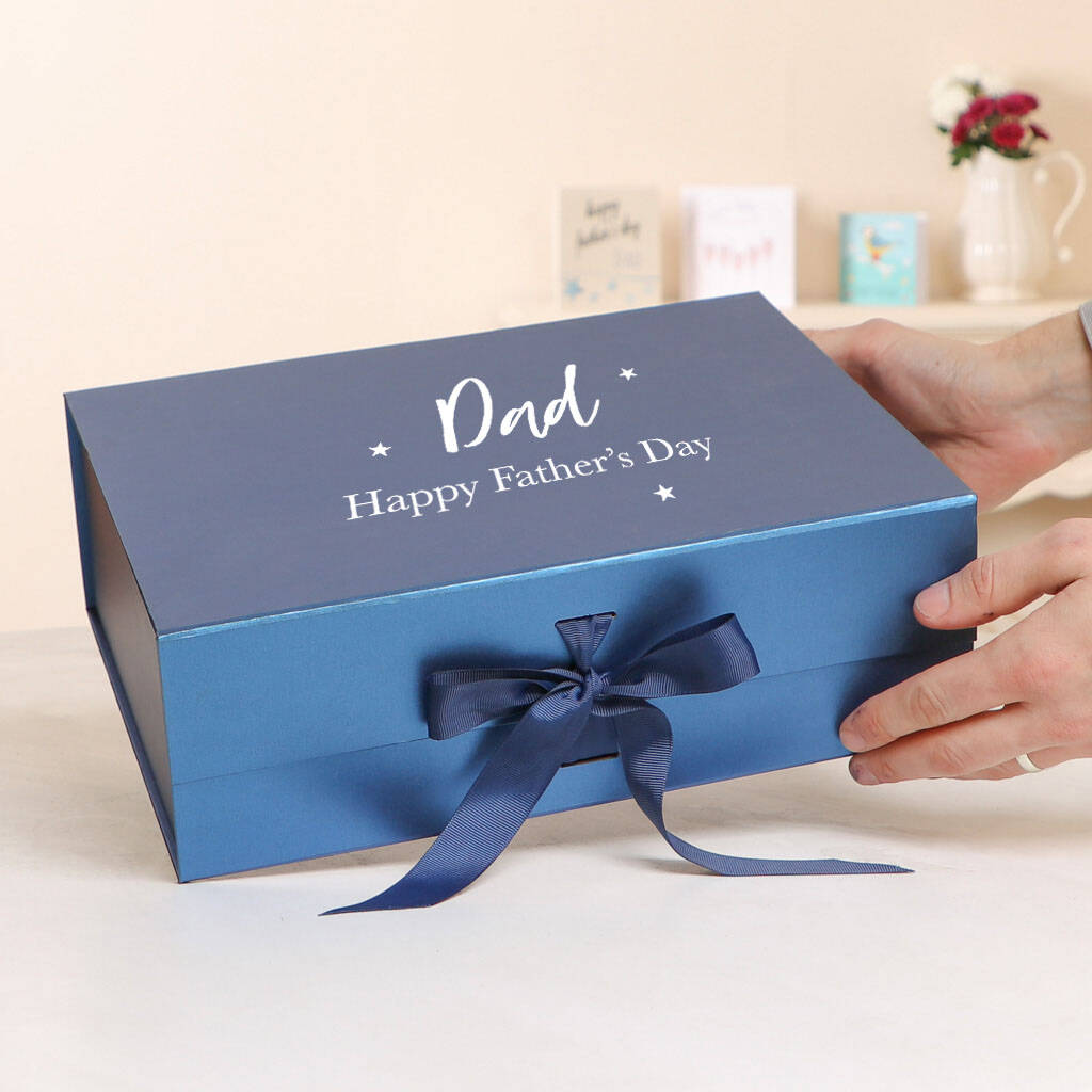 luxury personalised father's day gift box by dibor | notonthehighstreet.com