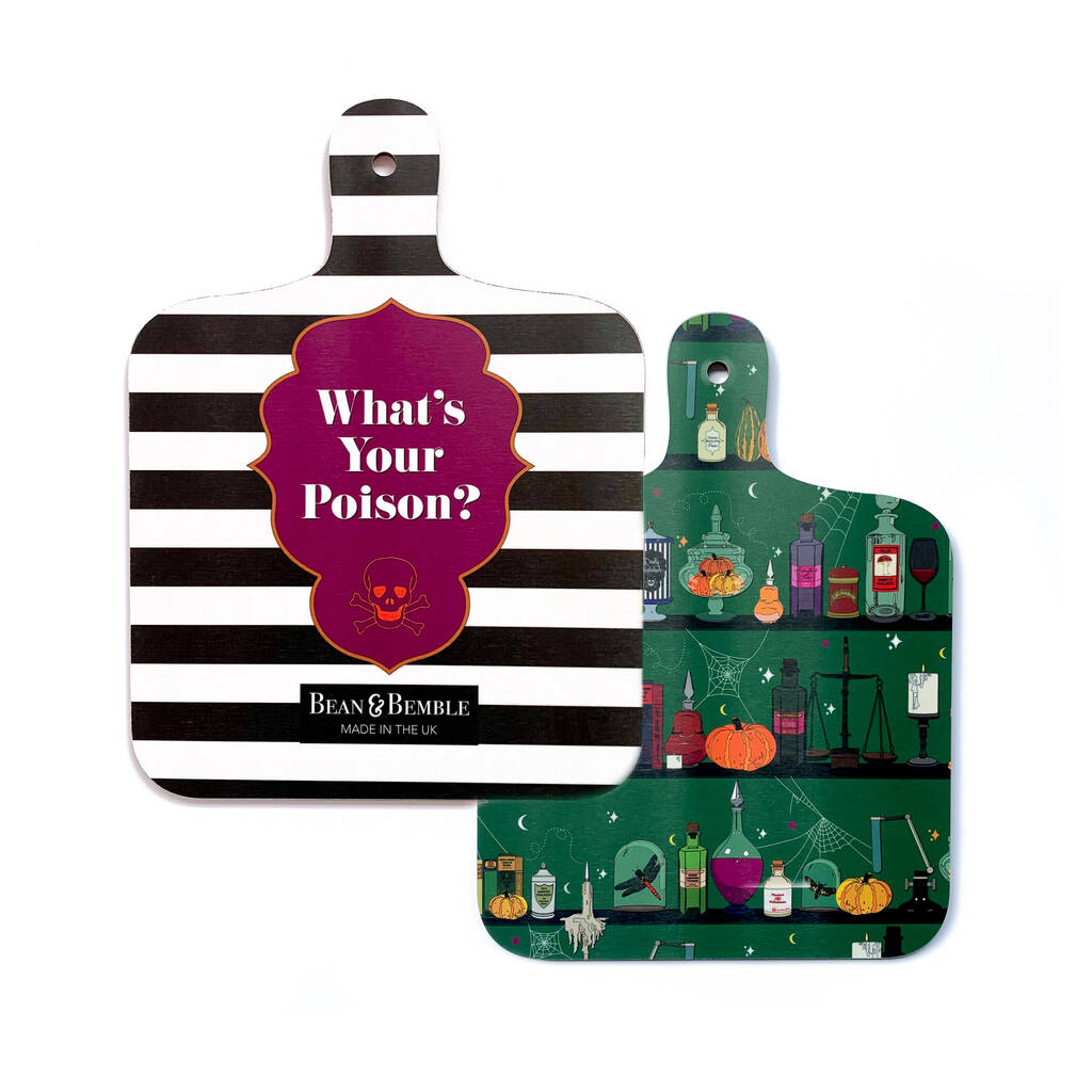 What's Your Poison Witch's Apothecary Drinks Board By Bean and Bemble ...