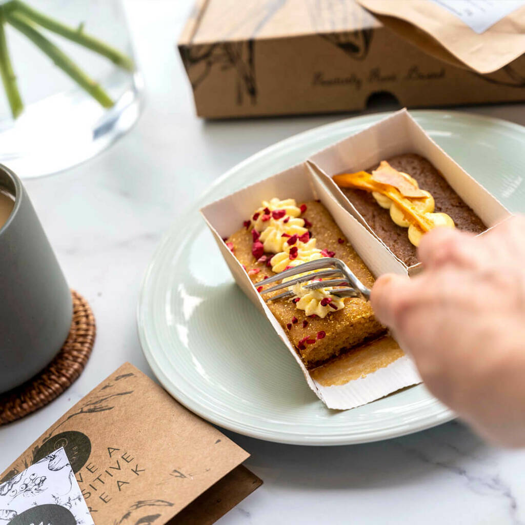 Mixed Cake Gift Box Edition One By Positive Bakes | notonthehighstreet.com