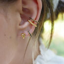 Black Stone Ear Cuff, Single Ear Cuff By Scream Pretty ...