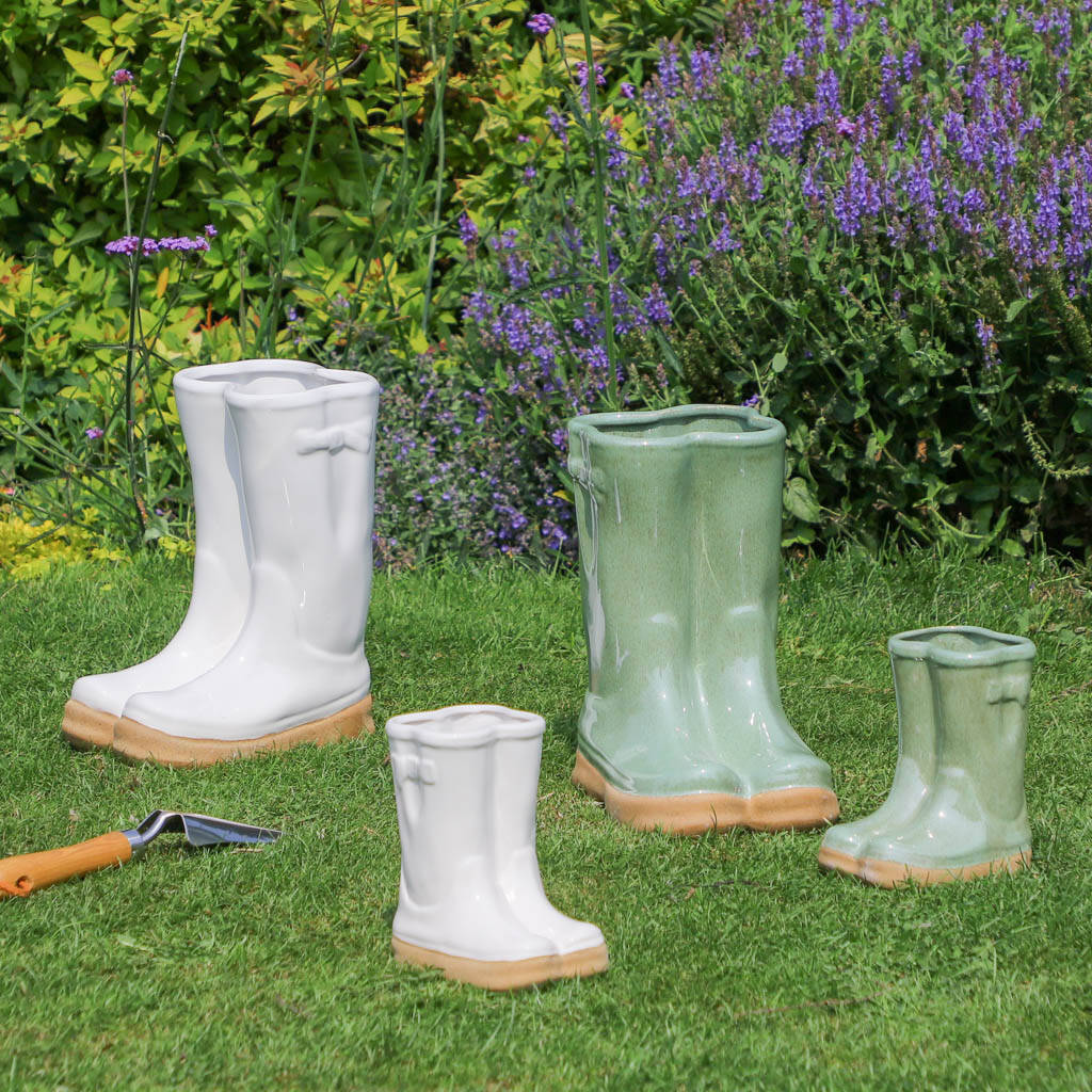 Calstock Garden Welly Boots Planter Collection By Dibor ...