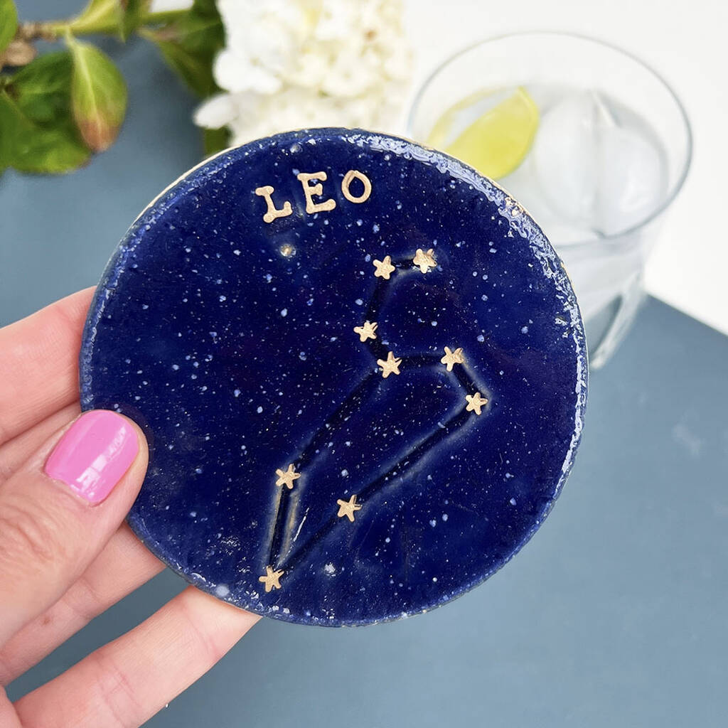 Blue Zodiac Constellation Star Sign Coasters By Juliet Reeves Designs ...