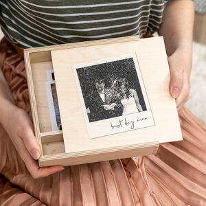 Personalised Wedding Memory Photo Box By Clouds and Currents