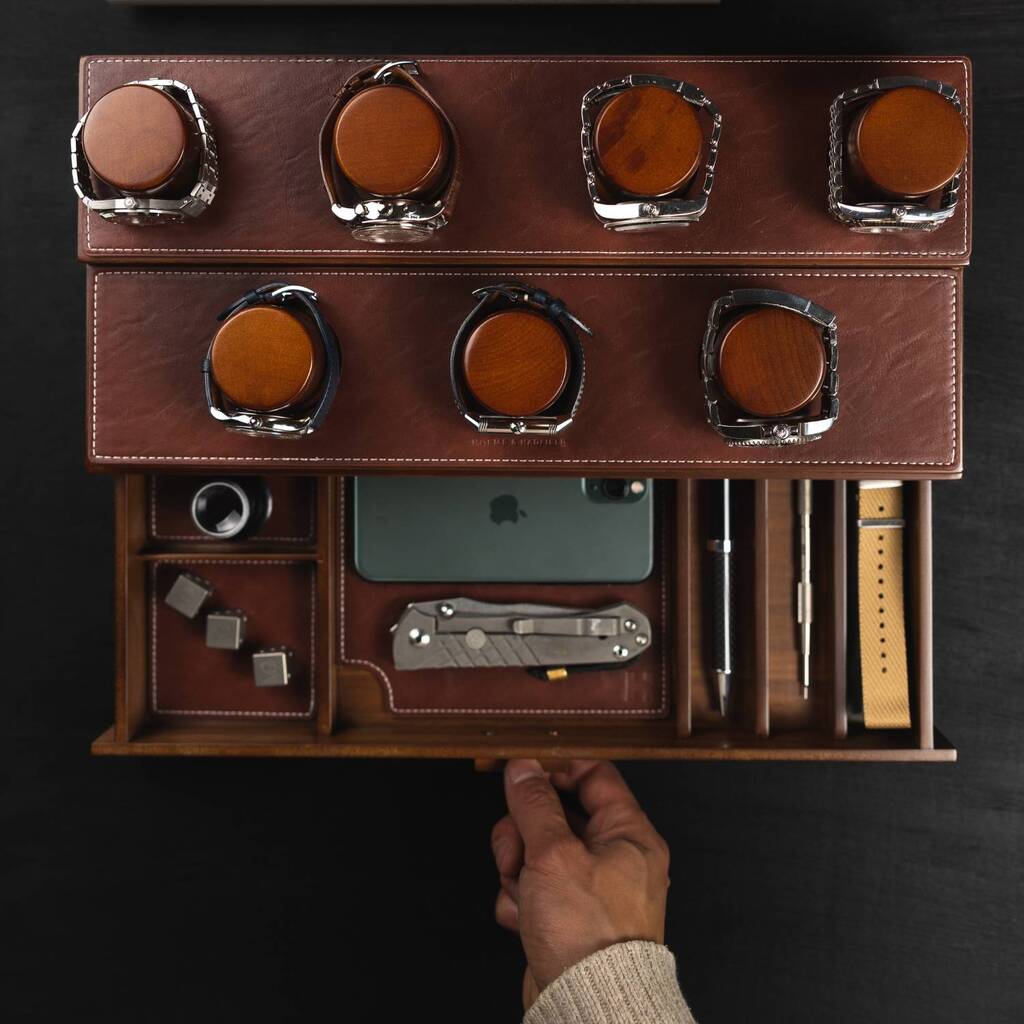 Vegan Leather Padding For The Collector Brown By Holme & Hadfield