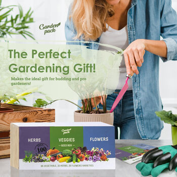 Grow Your Own Gardening Kit With 100 Seed Varieties By Garden Pack ...
