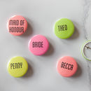 Personalised Neon Name Badge By Wedding In A Teacup ...