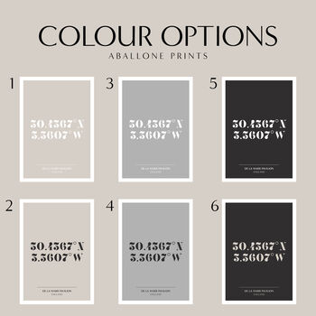 Personalised Initials Typography Print By AballoneStudio ...