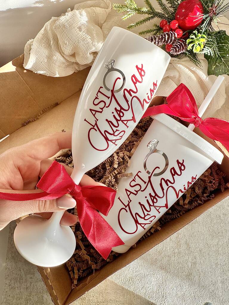 Last Christmas As A Miss Gift Set By Hitched by Hannah