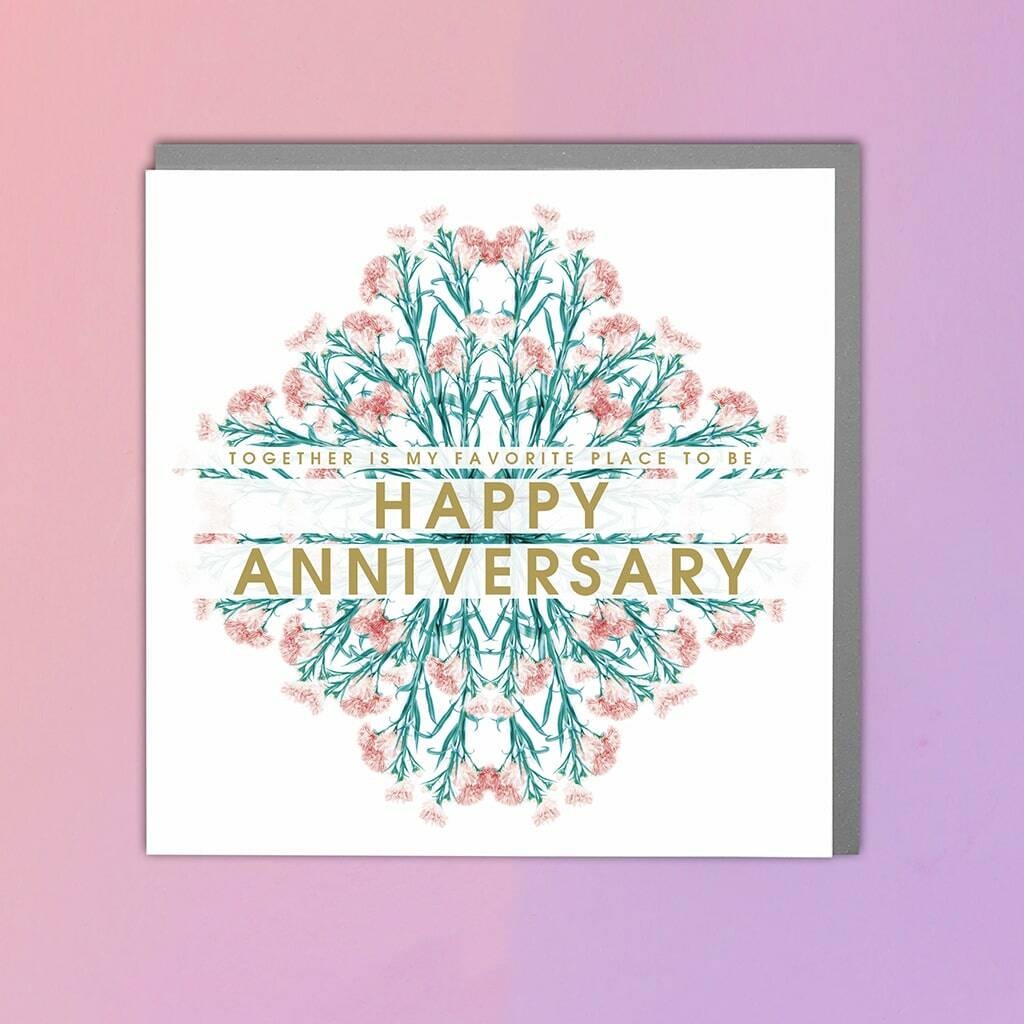 Happy Anniversary Card By Lola Design Ltd | notonthehighstreet.com