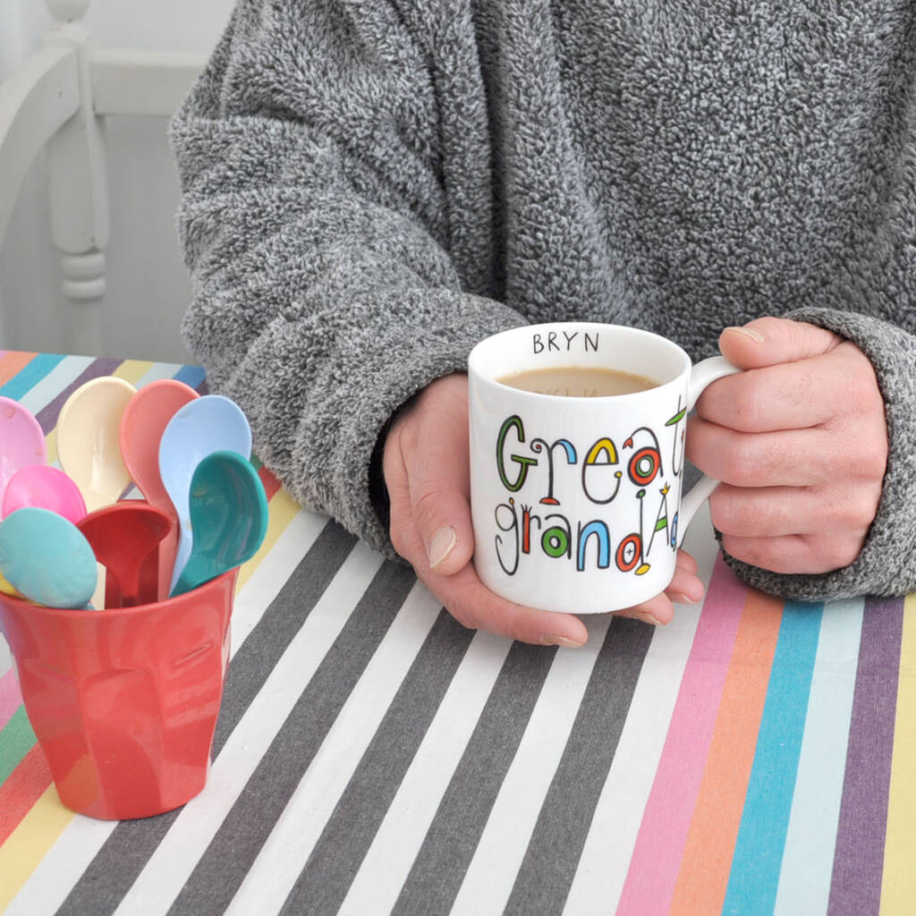 personalised great grandad mug by mary fellows | notonthehighstreet.com