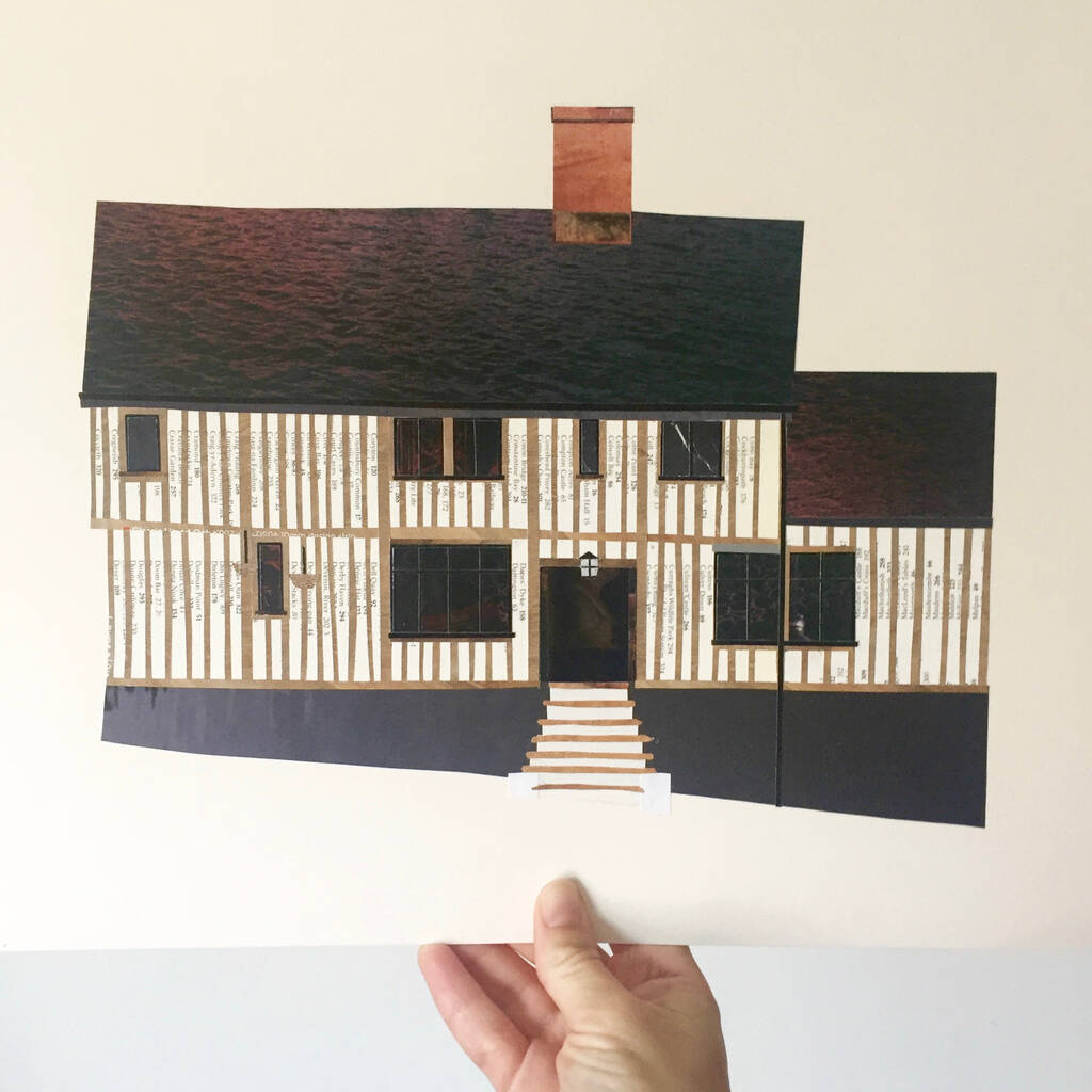 Personalised 'favourite Place' Collage Illustration By Soodle Street ...