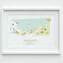 Edinburgh Marathon Route Map Personalised Print By Holly Francesca ...