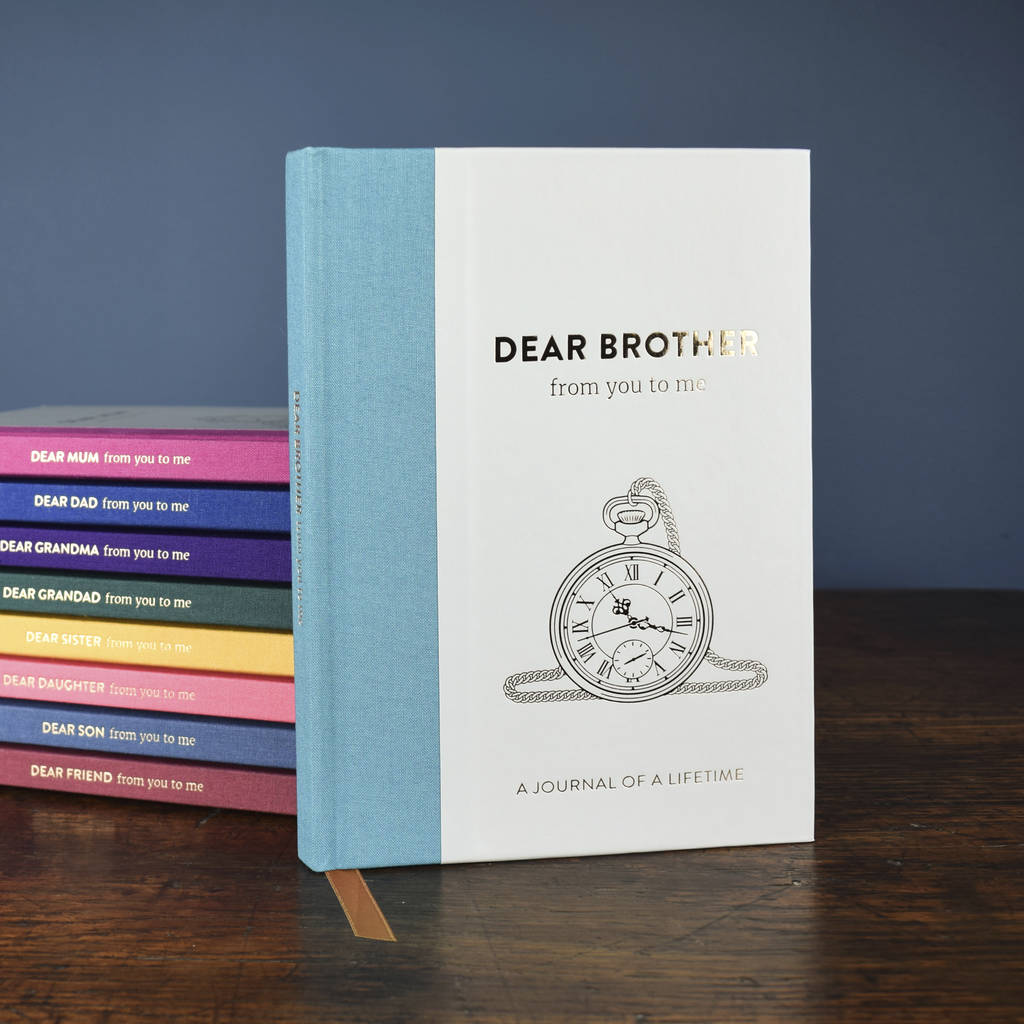 Dear Brother Memory Gift Journal, Timeless Collection By FROM YOU TO ME