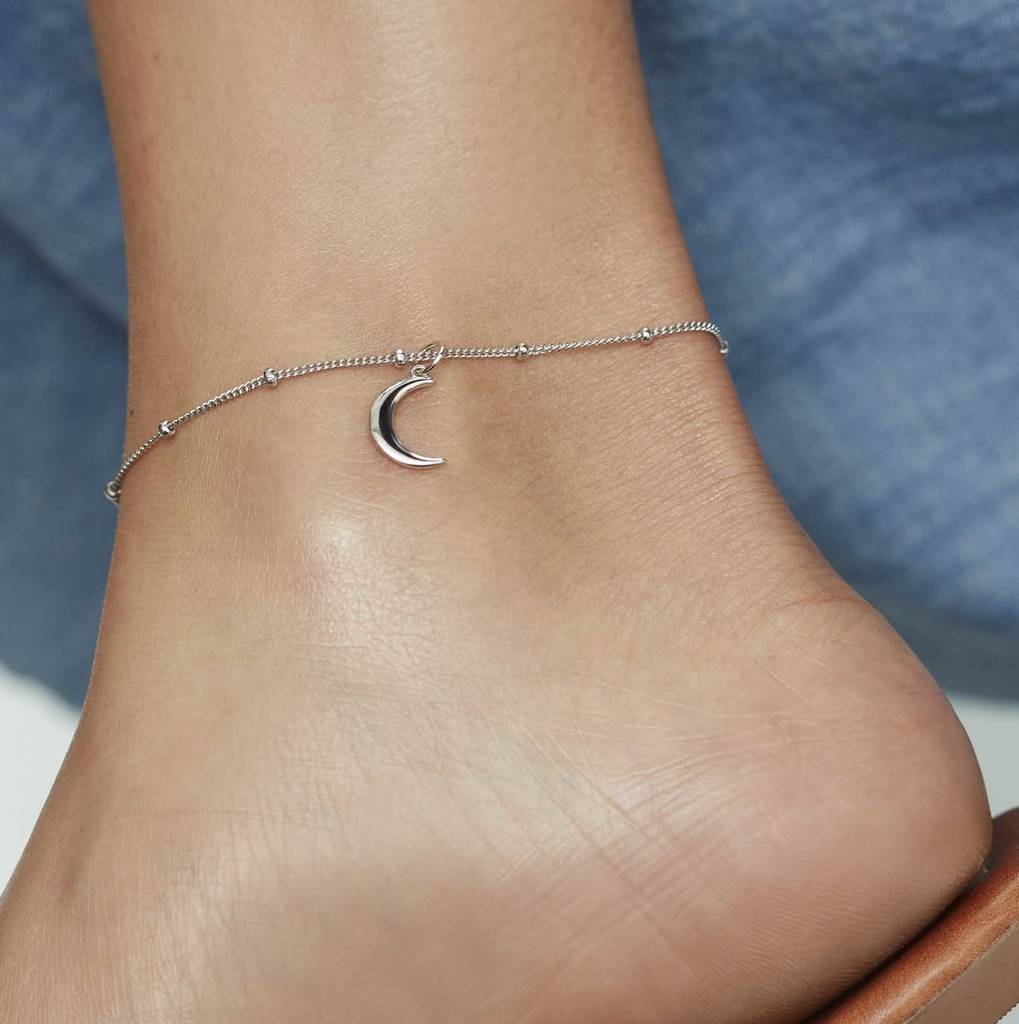 moon anklet for female empowerment by muru | notonthehighstreet.com