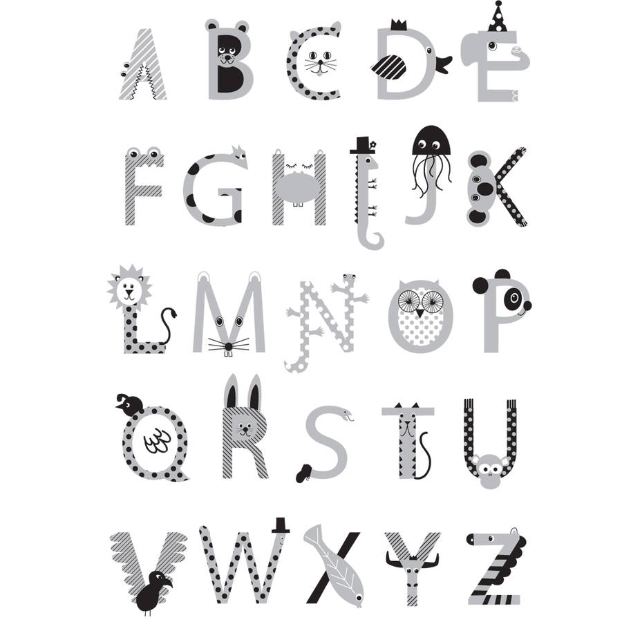 Personalised Name Print By Karin Åkesson Design | notonthehighstreet.com