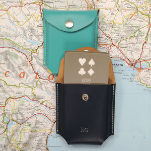 Undercover Leather Playing Card Case With Playing Cards By Undercover ...