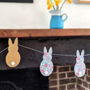 Bunny Rabbit Pastel Liberty Fabric Garland By Nickynackynoo ...