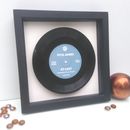 real vinyl record personalised label 45rpm by vinyl village ...
