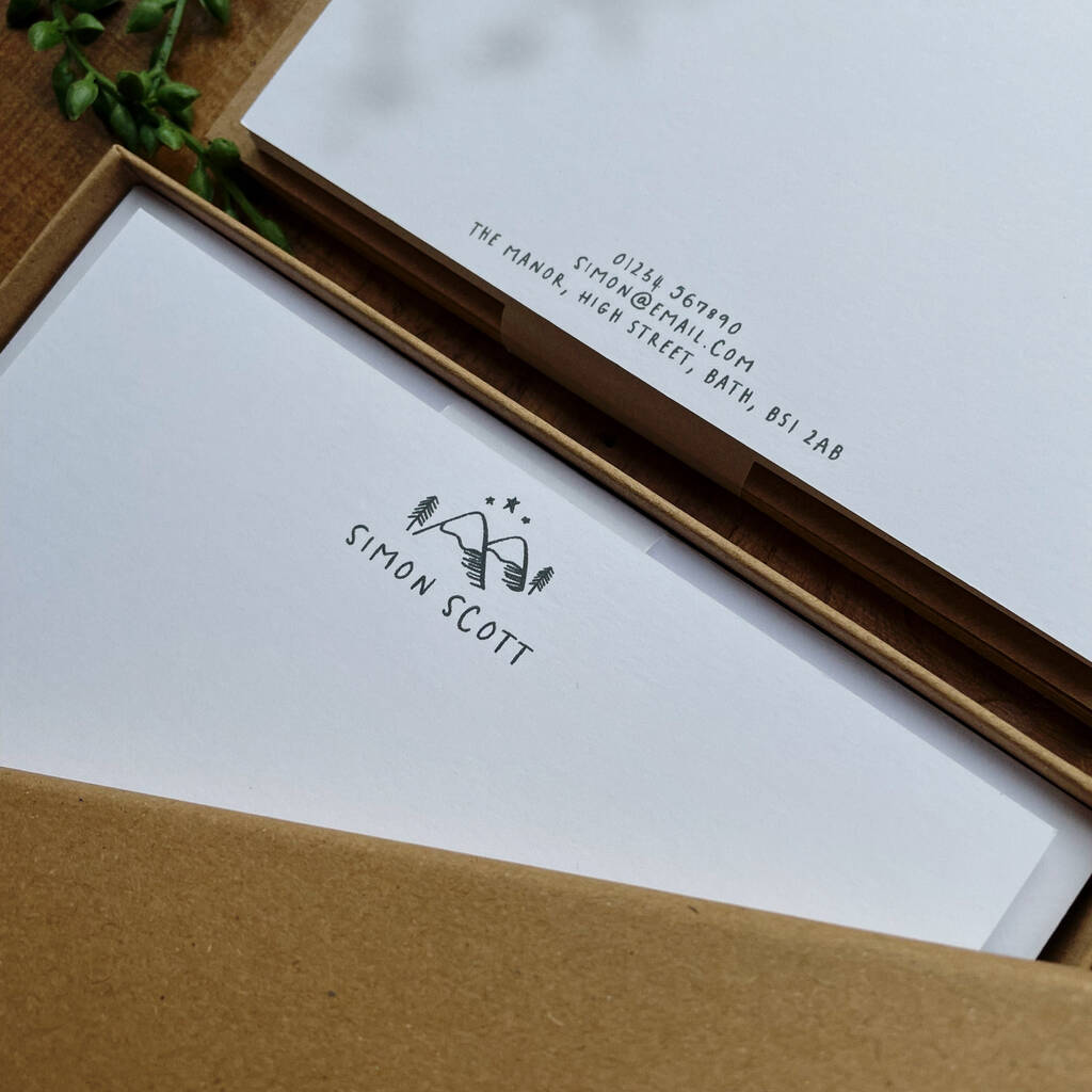 Personalised Illustrated Note Cards By Lunella | notonthehighstreet.com