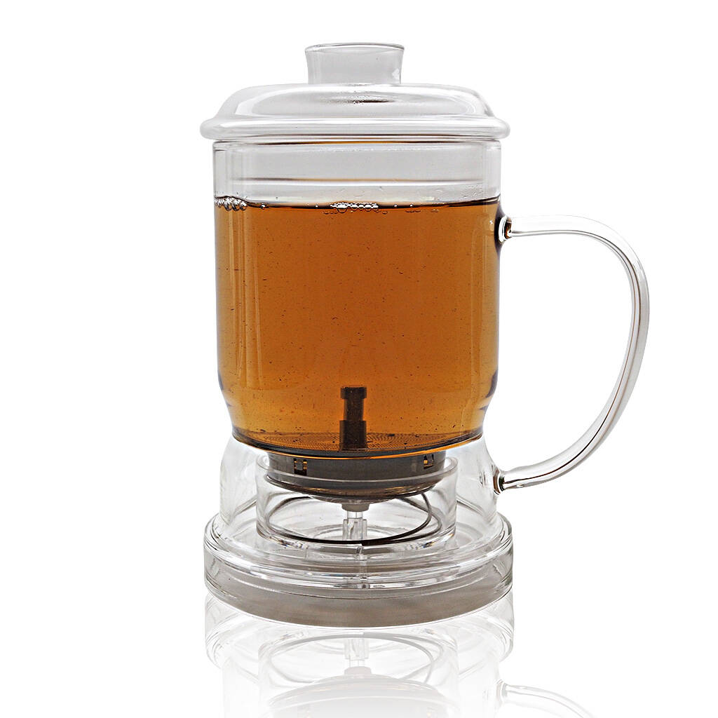 Tea Press Glass Infuser 350ml By The Exotic Teapot | notonthehighstreet.com