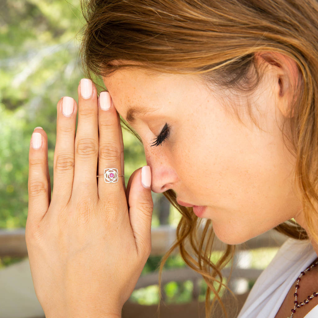 Root Chakra Ruby Ring Silver Or Gold Plated By Charlotte's Web ...