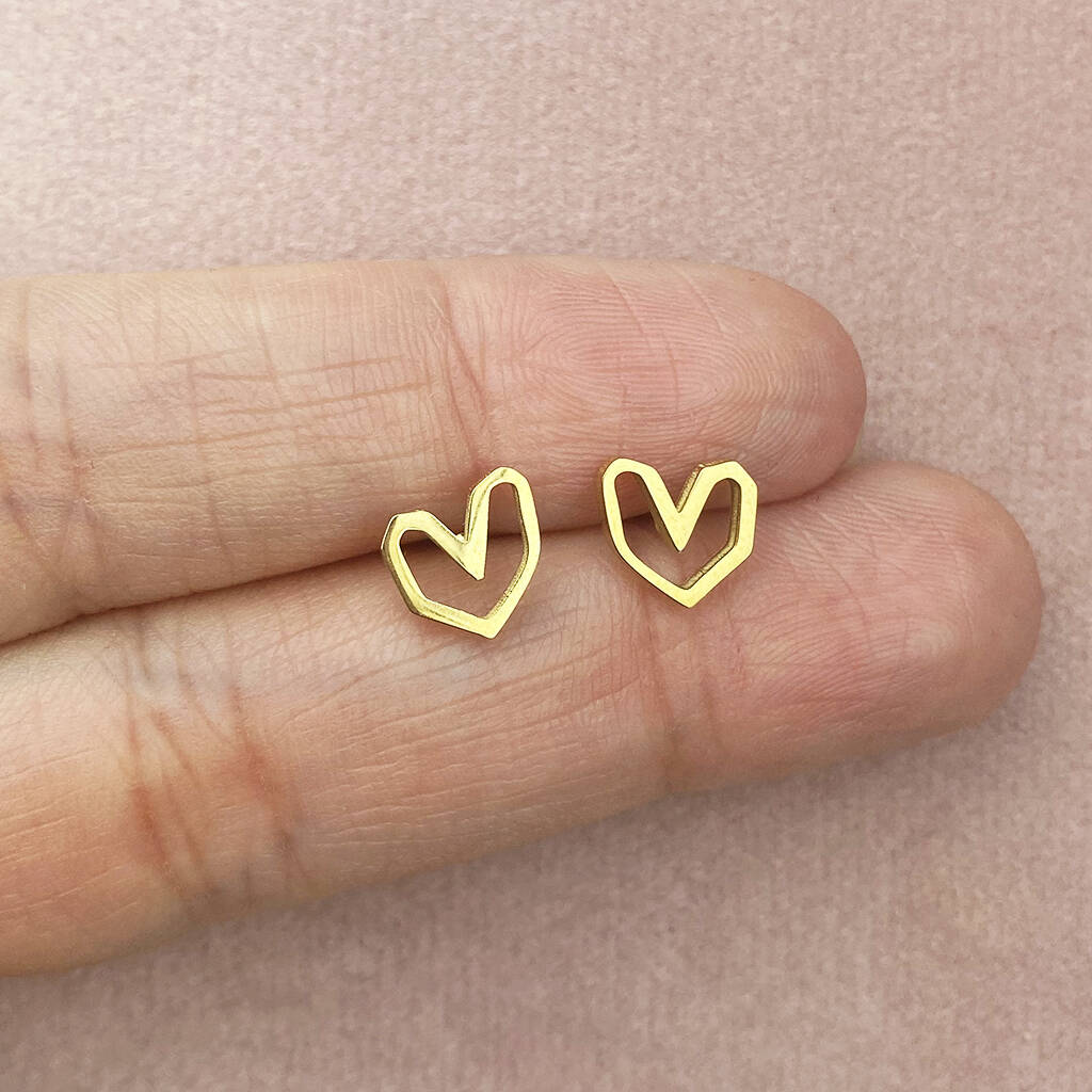 Aunt Heart Shaped Message Earrings By Rabal | notonthehighstreet.com
