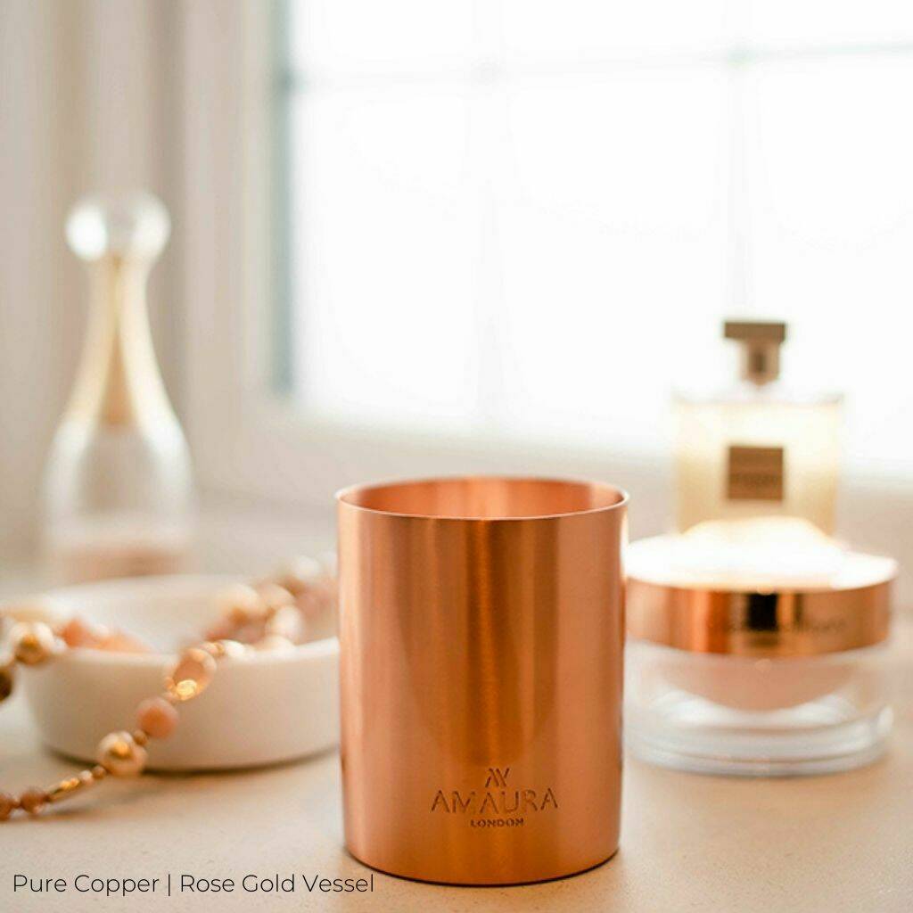 Personalised Eco Luxury Scented Metallic Candle By Amaura London ...