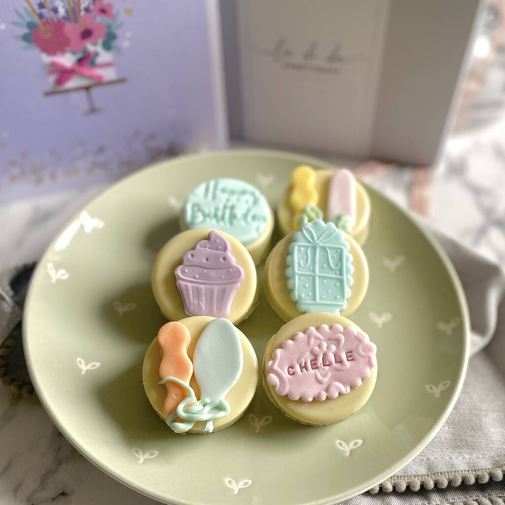 Personalised Birthday Chocolate Coated Oreo Gift By La di da Sweet ...