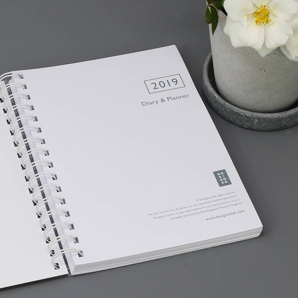 personalised 2019 diary for dog lovers by designed | notonthehighstreet.com