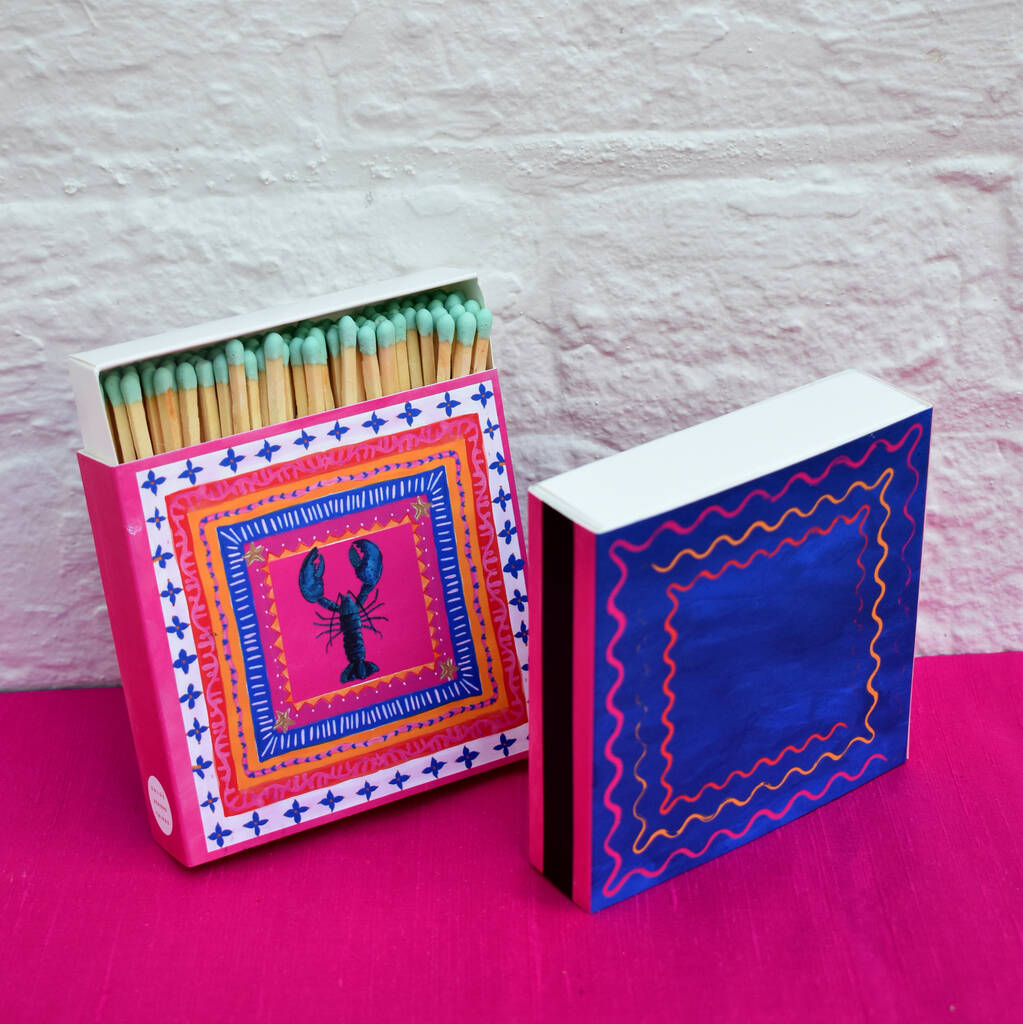 Large Wiggle Lobster Matchbox By Chloë Designs Things ...