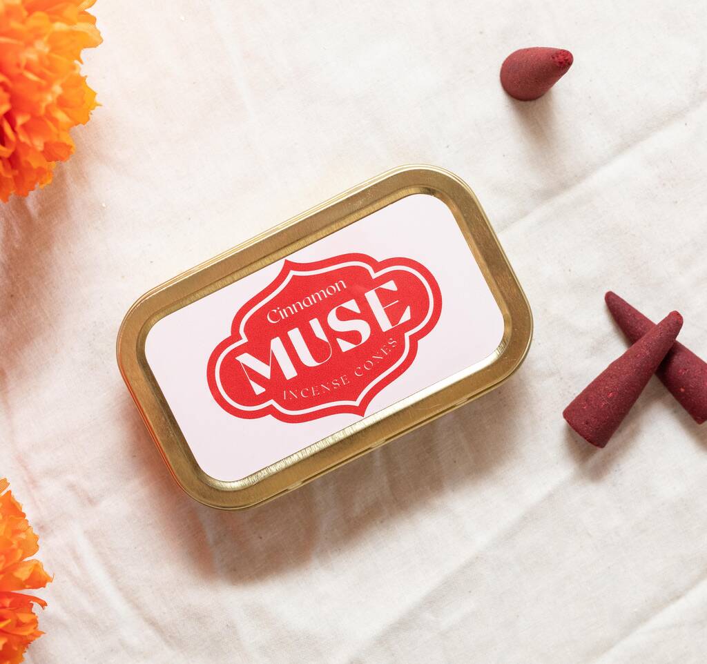 Natural Cinnamon Incense Cones By Muse Incense