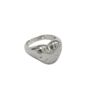 Sterling Silver Chunky Love Heart Signet Ring By Spero London ...