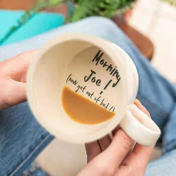 Bespoke Hidden Message Handmade Mug By Gilbert And Stone Ceramics ...