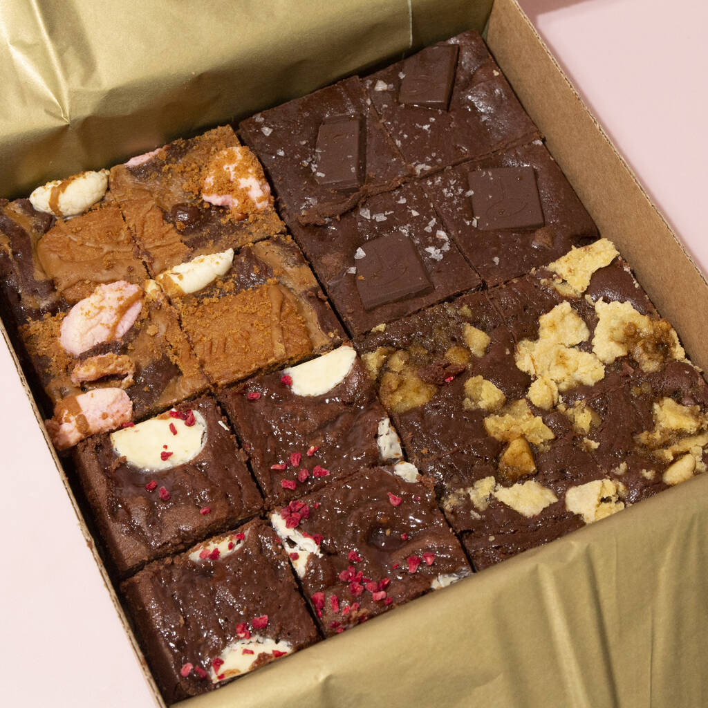 Mother's Day Brownie Bites Box By The Vegan Bakes | notonthehighstreet.com