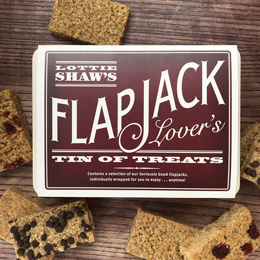 Flapjack Lover's Tin Of Baked Treats By Lottie Shaw's ...